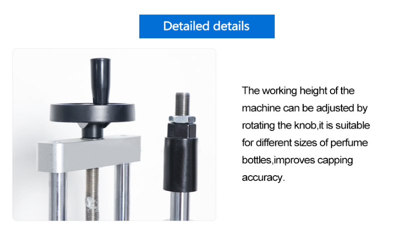 SPX Desk Type Pneumatic Grabbing Machine Mini Perfume Bottle Semi ...