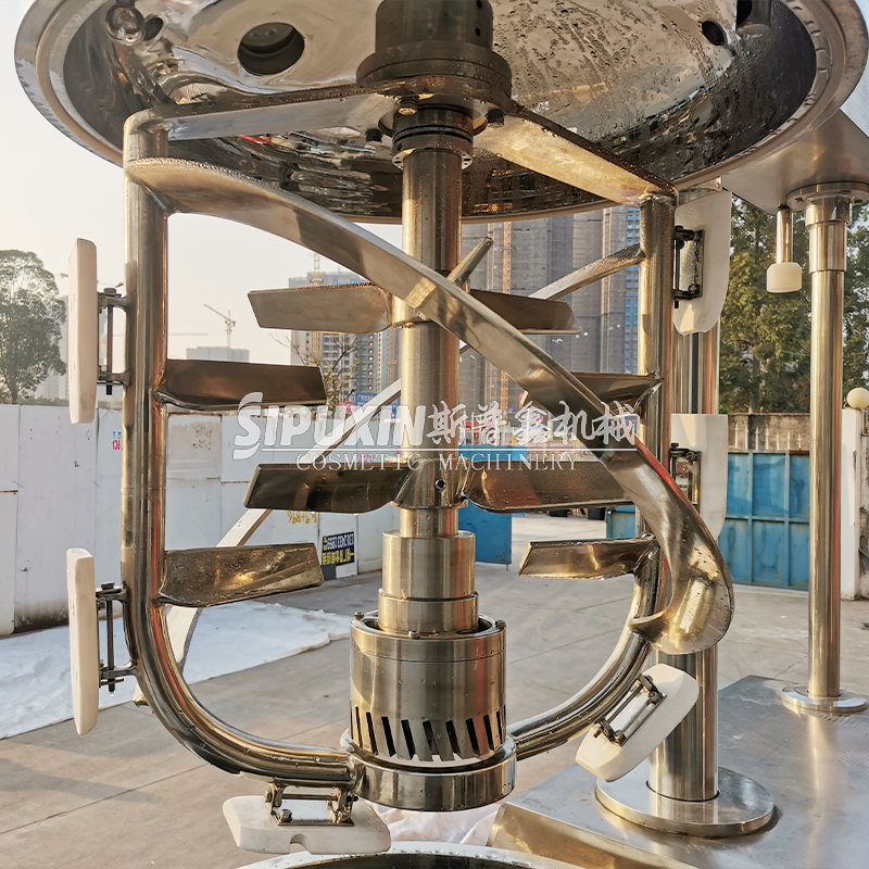 SPX Upper Homogenizer with Steam Pipe Vacuum Homogenizer Emulsifier ...