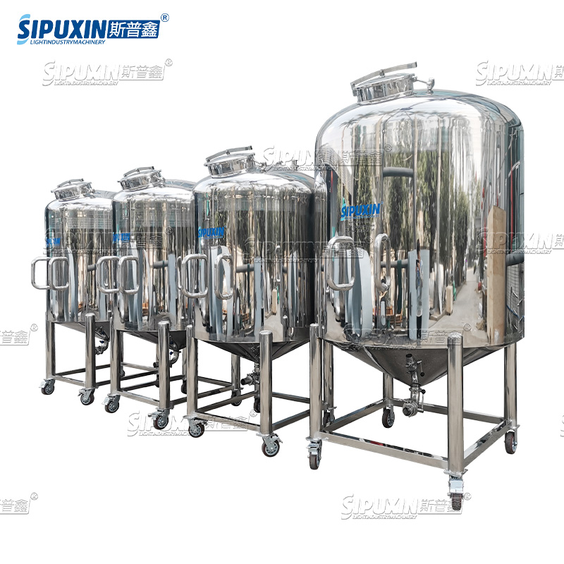 SPX 1000L&2000L Stainless Steel Storage Tank With CIP Spray Ball - Buy ...